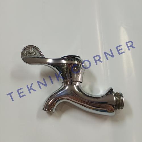 Jual AER kran air wastafel taman tempel tembok drat 1/2 - Kota Bandung ...