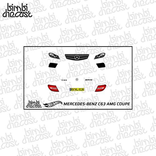 Jual Decal Hotwheels Mercedes Benz C63 AMG Coupe Detailing - Jakarta ...