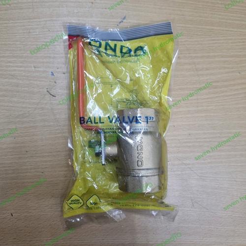 Jual BALL VALVE KUNINGAN ONDA 1/2" INCH / STOP KRAN KUNINGAN - Jakarta ...