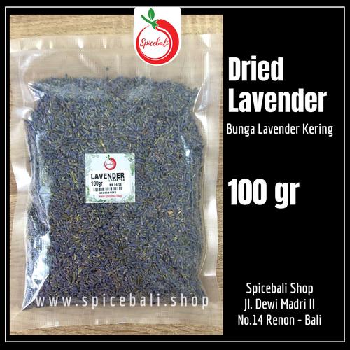 Jual 100gr Lavender Dried / Bunga Lavender kering/ Teh Lavender 100 gr ...