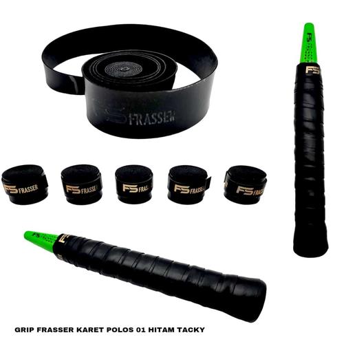 Jual Grip Raket Bulutangkis Badminton Frasser karet polos hitam - polos ...