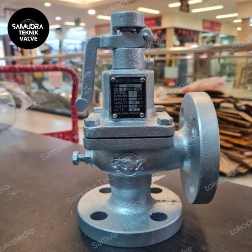 Jual SAFETY VALVE 317 2" INCH WITH LEVER DN50 JIS 10K CAST IRON TAIWAN ...