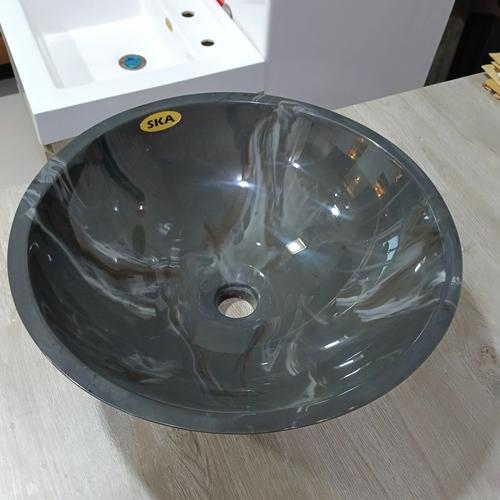 Jual Washtafel Meja Bulat/Wastafel Marbel/Onix - Putih - Kab. Tangerang ...
