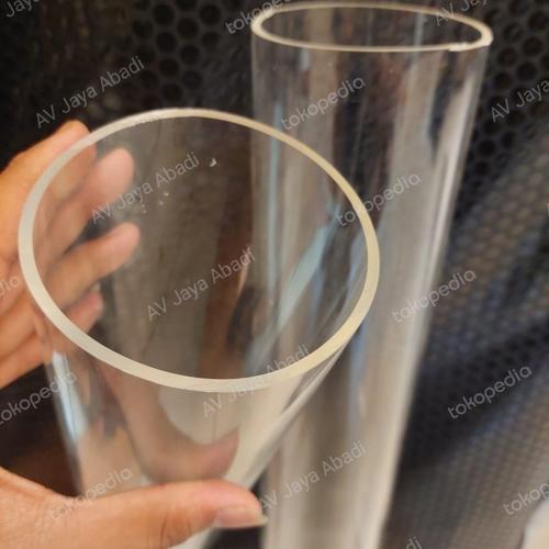 Jual Pipa Akrilik Bening 3"Inch x 50cm / Pipa Acrylic Clear - Jakarta ...