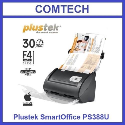 Jual Plustek SmartOffice PS388U Scanner ADF Dokumen Kertas F4 Folio A4 ...