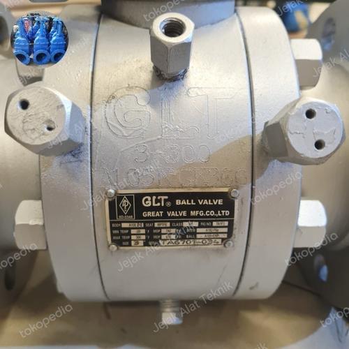 Jual UNION BALL VALVE GLT 6 INCH DN150 ansi300 A105 FLOATING - Jakarta ...