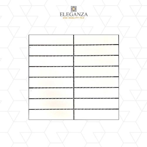 Jual Mosaic Mozaic Mozaik Eleganza Tile MGTW31678 STRIP WHITE 29.5X28 ...
