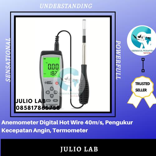 Jual Anemometer Digital Hot Wire 40m/s, Pengukur Kecepatan Angin - Kab ...
