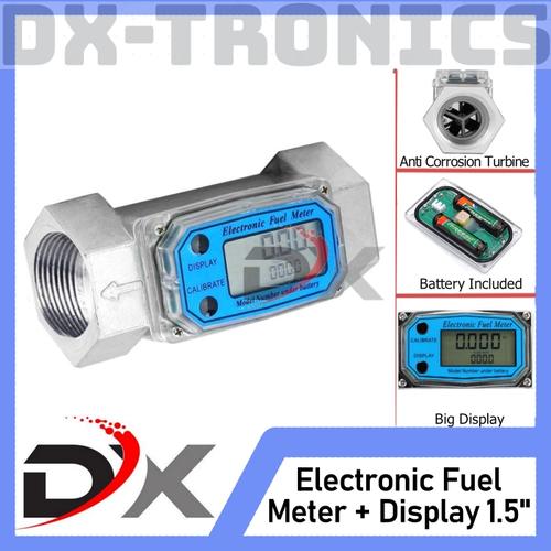 Jual Electronic Fuel Meter Display Digital Flow Solar Lcd 1.5 inch 1 1/ ...