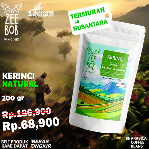 Jual ZEEBOB Coffee Kopi Arabika Kerinci Natural 200g - Jakarta Timur ...