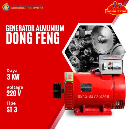 Jual Dongfeng Generator/Alternator ST 3 Almunium 3000 Watt 1 Phase ...