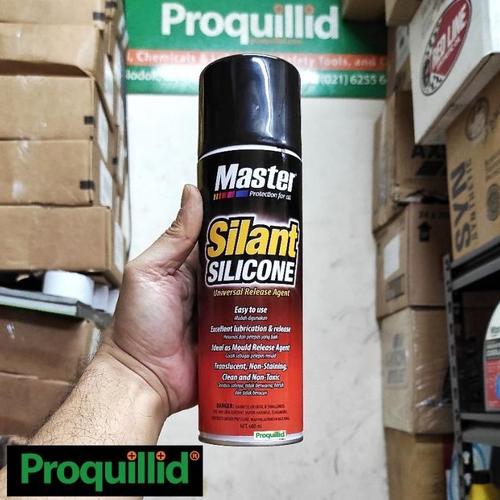 Jual Kilat Master Silant Silicone Spray Lubricant 600 Ml Universal ...