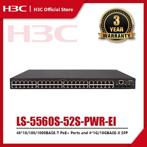 Promo H3C S5560S-52S-PWR-EI L3 Ethernet Switch with 48*10/100/1000BASE ...