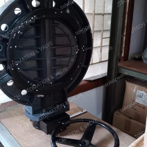 Jual Butterfly valve PVC model gear 12 inch - Jakarta Barat - JTECH ...