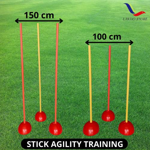 Jual STICK AGILITY TRAINING / STICK TONGKAT KELINCAHAN - orange stick ...