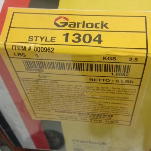 Jual gland packing garlock STYLE 1304 ,uk 1/2" x 2,5kg - Jakarta Barat ...
