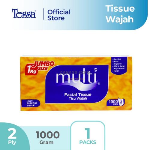 Jual Tisu Wajah Tessa Multi Facial Tissue 1 Kilogram 1000 Gram - Kota ...