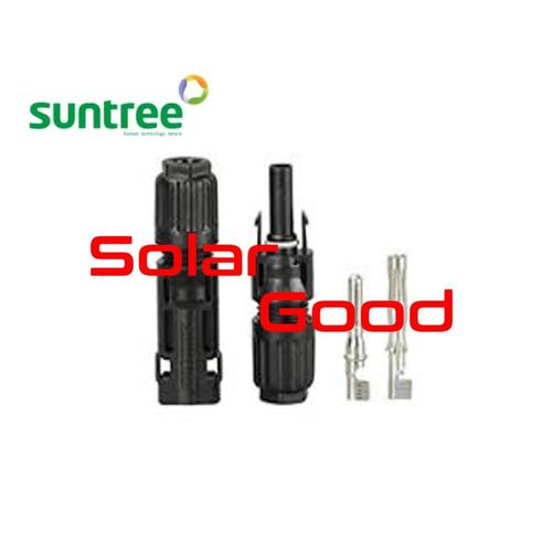 Jual MC4 Soket konektor Sambung Kabel PLTS Solar Cell PV 4mm - Kota ...