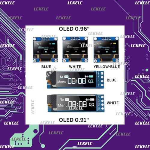 Jual OLED 0.91 0.96 INCH BLUE WHITE YELLOW-BLUE - 0.96" BLUE - Kota ...