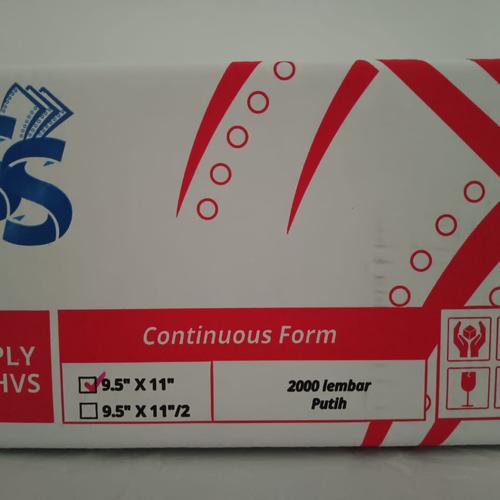Jual CONTINUOUS form 1 ply SS K1 Isi Full / KERTAS KOMPUTER MURAH ISI ...