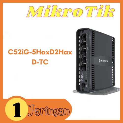 Jual MIKROTIK C52iG-5HaxD2HaxD-TC HAP-AX2 Router Wireless With PoE-in ...