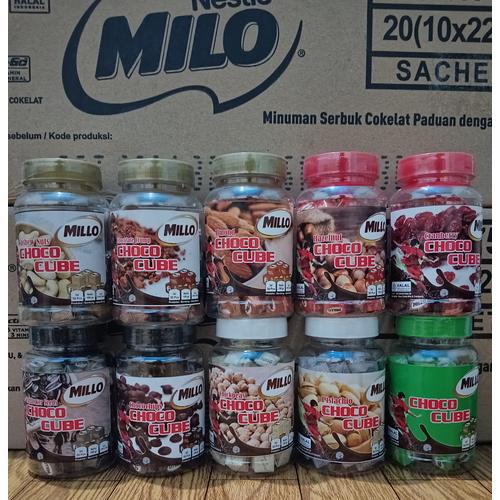 Jual All Varian Coklat Milo/Millo Cube 1 Toples (Isi 50 buah ...