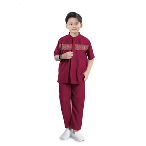 Jual SETELAN ANAK BAJU KOKO LIS BATIK UNTUK ANAK LAKI UMUR 1-5 TAHUN ...
