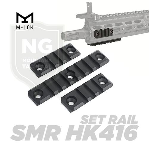 Jual SMR 416 Handguard Metal Rail Set 3 Picantiny 20mm Rail Panel MLOK ...