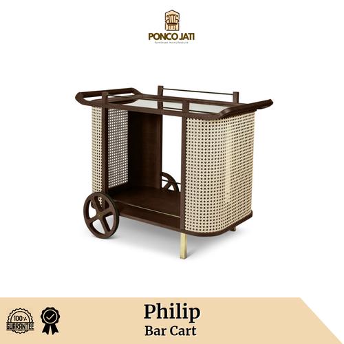 Jual meja troli bar minimalis modern Philip meja trolley minimalis ...