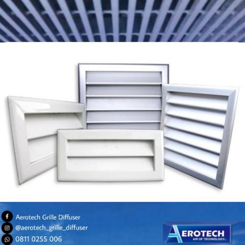 Jual Louver Grille Natural Powder Coating Ducting HVAC - Natural - Kota ...