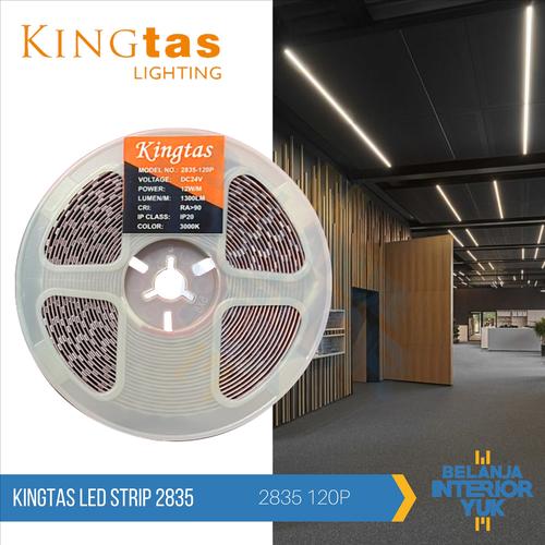 Jual KINGTAS Led Strip 12V 2835 120LED 1 roll 5 meter IP20 - 10.000K ...
