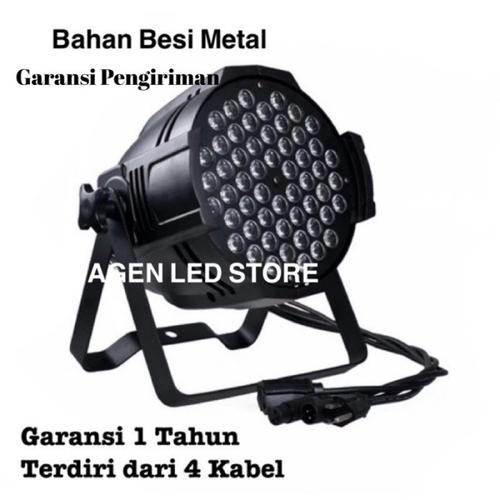 Jual lampu panggung par led parled panggung disco par 54x3watt full ...