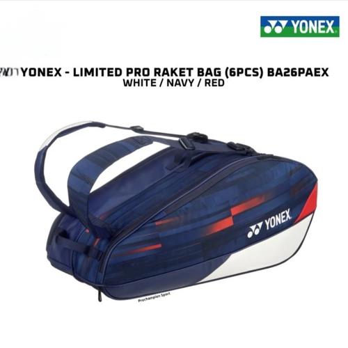 Jual Tas Yonex Badminton Limited Pro Racket Bag White Navy Red ...