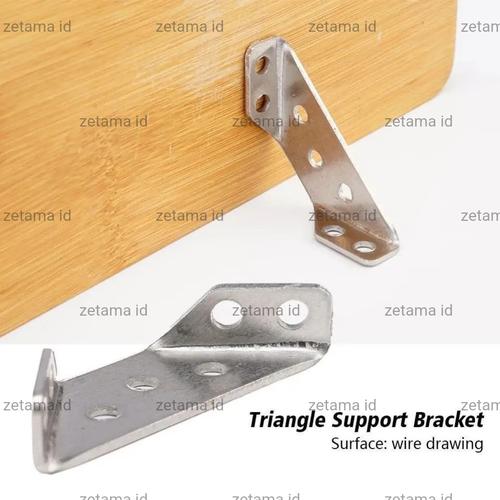 Jual Bracket Segitiga Siku Ambalan Sudut Rak Kabinet Penguat Siku ...