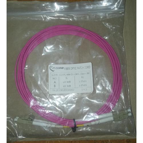 Jual IT Core Fiber Optic Patch Core LC-LC-MM-DX-OM4 3 Meter - Jakarta ...