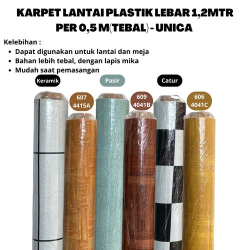 Promo KARPET LANTAI PLASTIK 0,5 x 1,2 m UNICA, Alas Lantai, Vinyl ...