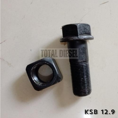 Jual Baut Shoe PC200 / Track Bolt + Nut PC200 KSB 12.9 / Bolt Shoe ...