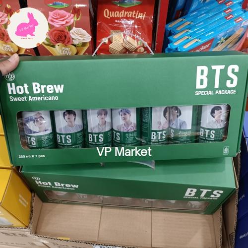Jual BTS Coffee Sweet Americano Spesial Edition 330ml X 7 Botol/box ...