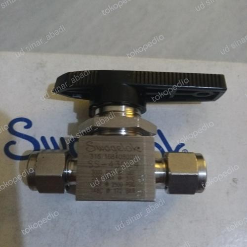 Jual BALL VALVE SWAGELOK SS-43GS4 3000 PSI 1/4 OD - Kota Cilegon - ud ...