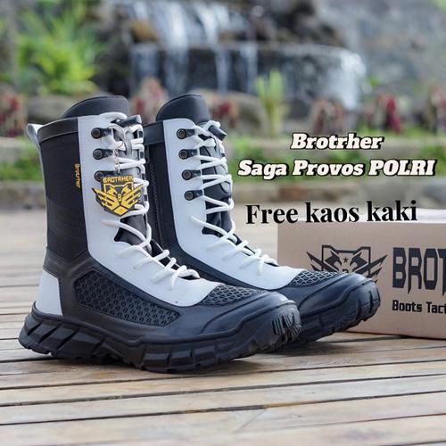 Jual sepatu pdl provos polri Jala Tawon - HITAM PUTIH, 38 - Kab ...