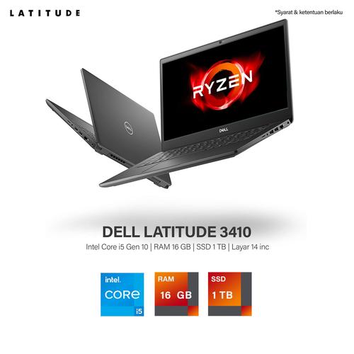 Jual LAPTOP DELL LATITUDE 3410 i5 GEN 10 RAM 16 GB SSD 1 TB LAYAR 14 ...