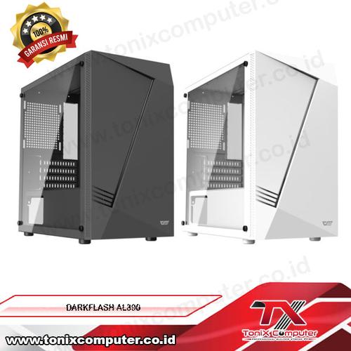 Jual DARKFLASH AL390 M-ATX PC Case | Tempered Glass Side Panel | Casing ...