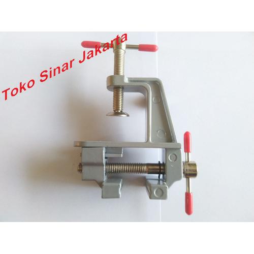 Jual Ragum Mini Klem Penjepit Jepit Catok Kayu Meja Vice Clamp Holder ...