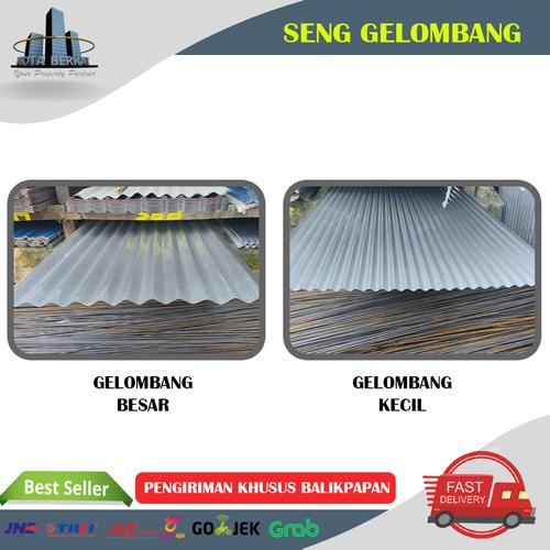 Jual SENG GELOMBANG BESAR / KECIL - GEL BESAR - Kota Balikpapan - TB ...