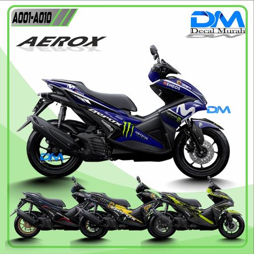 Jual DECAL FULL BODY MOTOR AEROX DENGAN CORAK BERAGAM A001-A010 - A002 ...