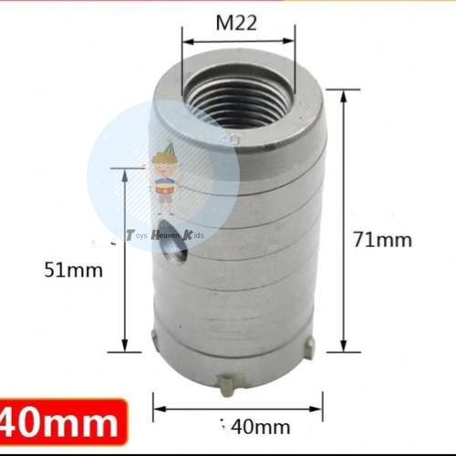 Jual Mata Bor Hole Saw Lubang Tembok Beton/Hole Saw Hollow Core 35mm - 80mm - 40mm - Kota ...