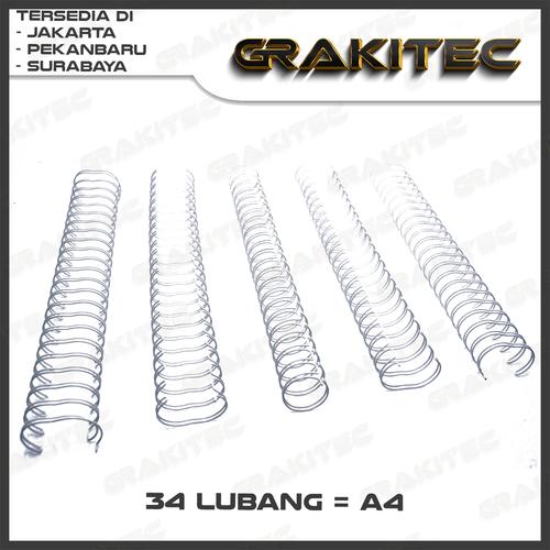 Jual Ring Kawat Jilid Spiral A4 3:1 Wire - 12,7 MM,A4 - Jakarta Barat ...
