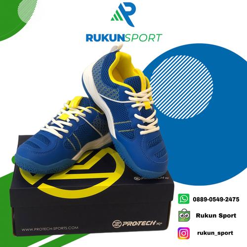 Jual Sepatu Badminton JUNIOR PROTECH MAGIC 100 (Blue) - Jakarta Barat ...