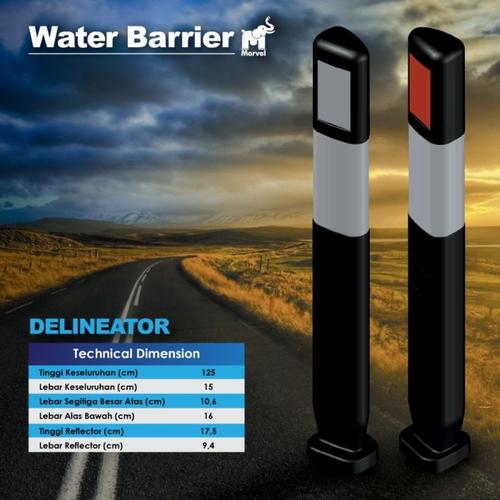 Jual delineator jalan / delineator pembatas jalan tol original ...