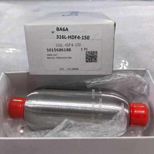 Jual Cylinder Double 1/4" FNPT 150cm3 1800PSI 124BAR Swagelok 316L-HDF4-150 - Kota Batam ...